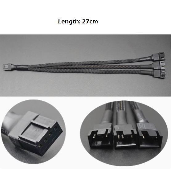 PC fan PWM power supply cables YIQI | Shopee Malaysia