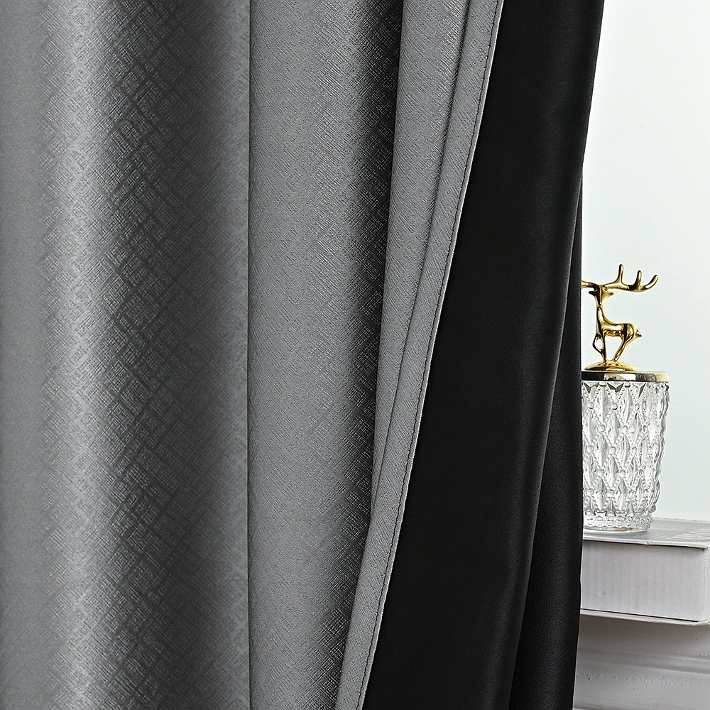 Modern Geometric Blackout Curtains Bedroom Living-Room Moroccan Grid Pattern Thermal Insulated ...