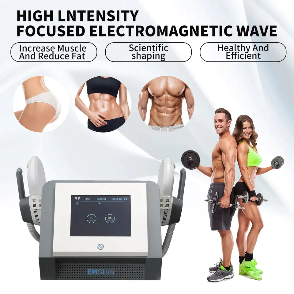 Body Sculpting Ems 13 tesla muscle sculpting 2/4 handles portable rf ...