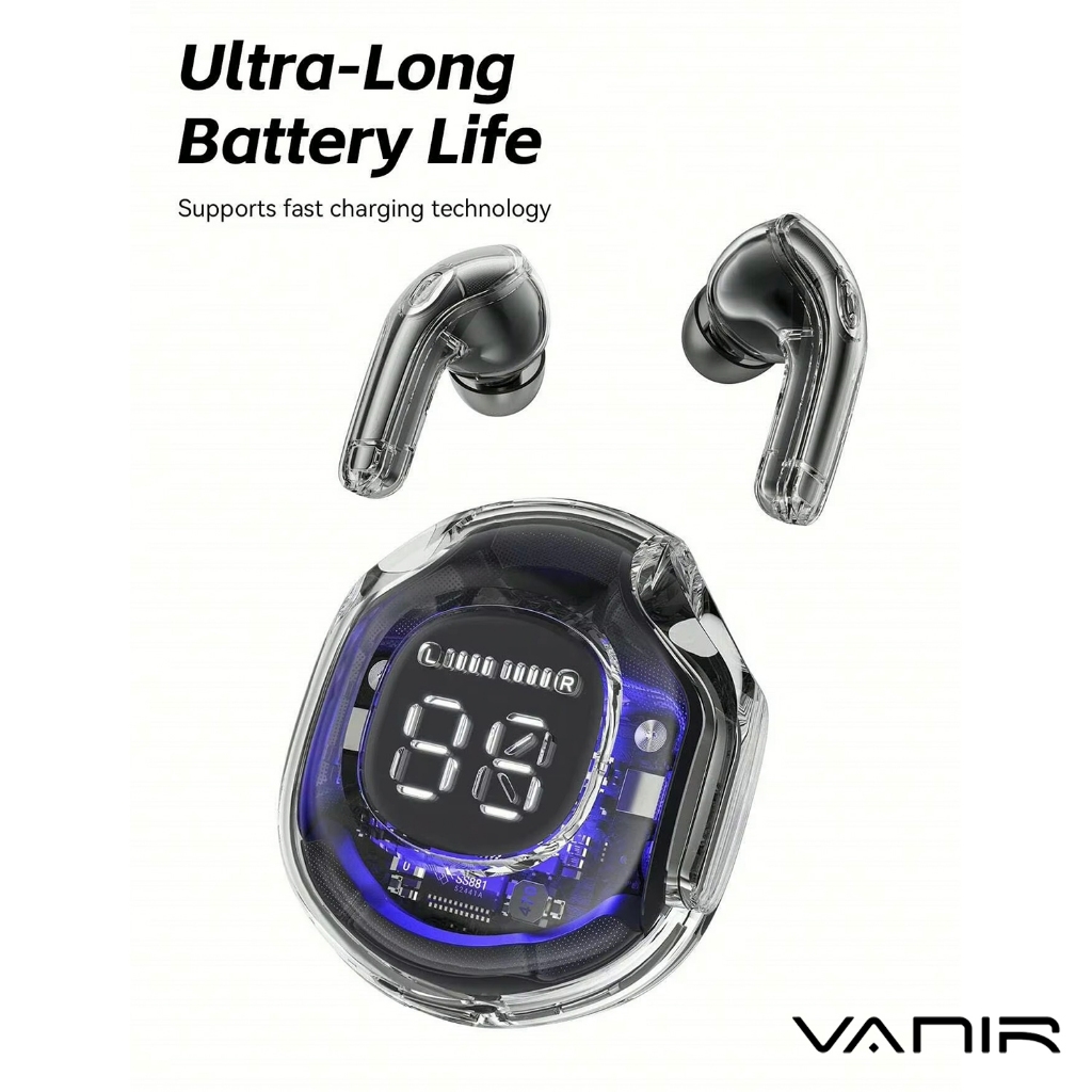 VANIR Wireless Earbuds, Bluetooth Earphones with AI Noise Cancellation ...