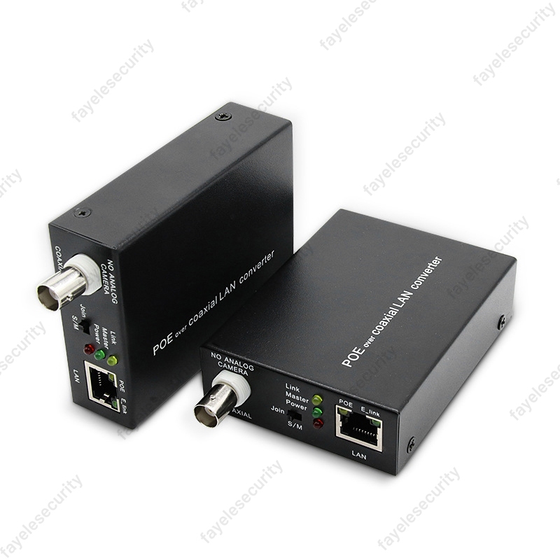 IP Network Power Supply Over Coax Extender Eoc Converter Ethernet ...