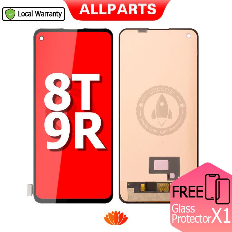 ALLPARTS OLED Display for OnePlus 8T 9R 1+8T LCD Touch Screen Digitizer ...