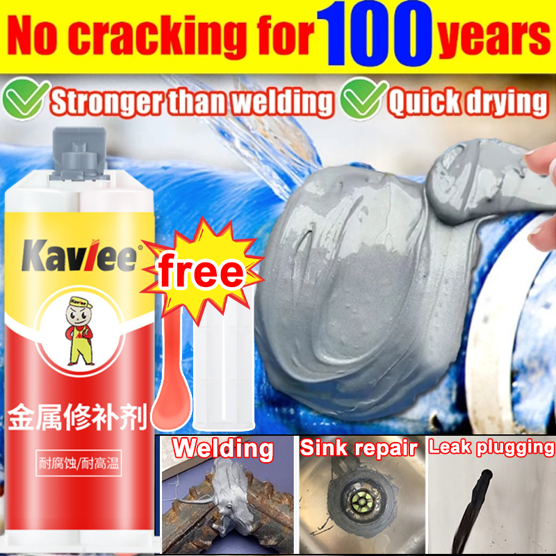 【100 years without cracking】metal glue Super strong gam besi paling ...