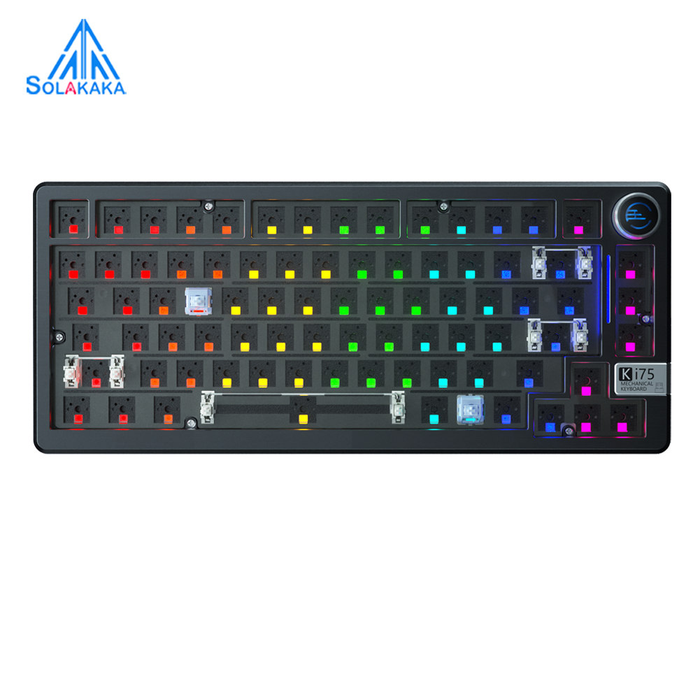 SOLAKAKA X CORBOBO Ki75 Keyboard Kit Type-C Wired/2.4G/BT Wireless 81 ...