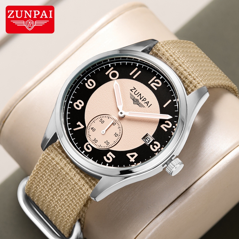ZUNPAI Original Men's Fashion Watch Luminous Ultra Durable Rope Strap ...