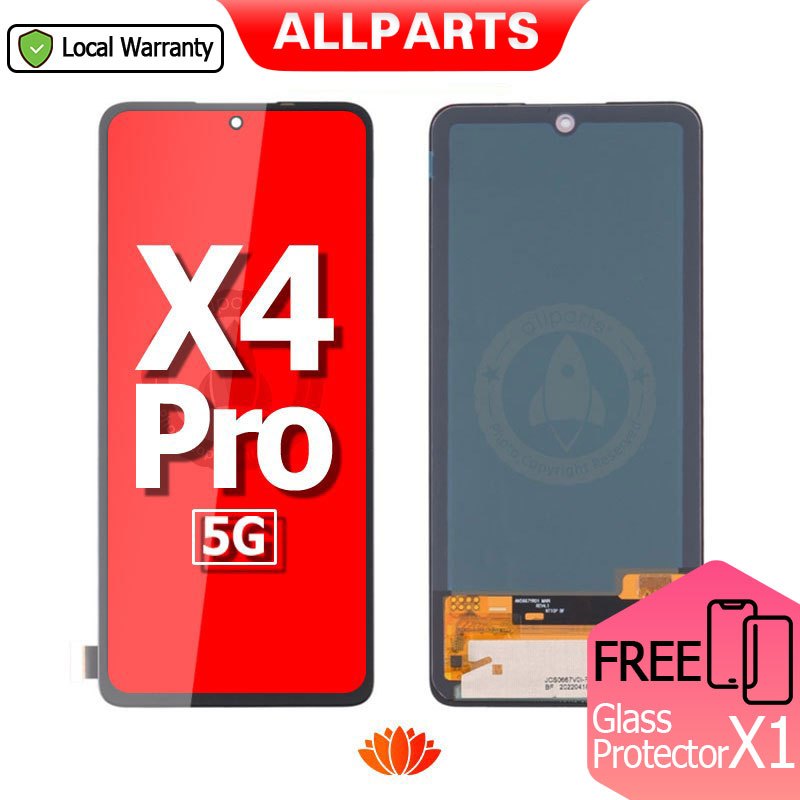 Allparts Display for XIAOMI POCO X4 Pro 5G LCD Touch Screen Digitizer ...