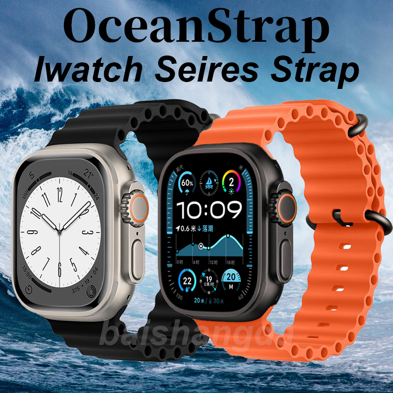 Ocean Strap for iWatch series 10 46mm 42mm Strap ultra 2/149mm 44mm ...