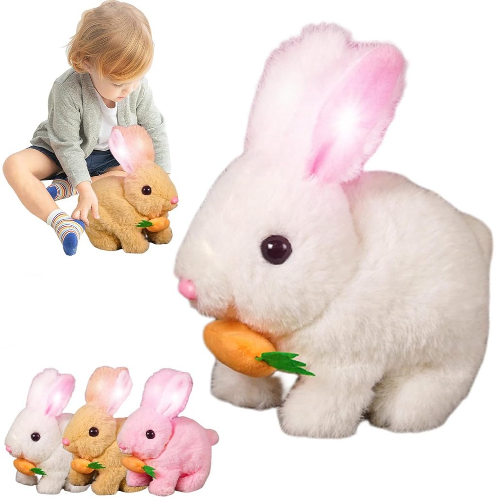 Bunby - My Realistic Bunny Toy, Bunny Realistic Bunny Toy with Sounds ...
