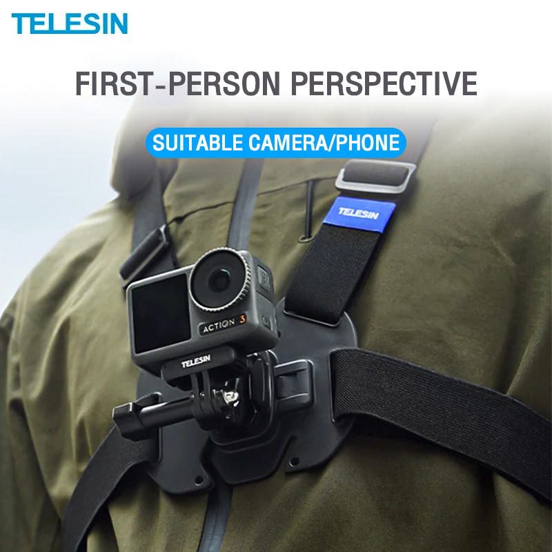 telesin new Mobile Phone Chest Strap Chest Phone Holder Harness Strap ...
