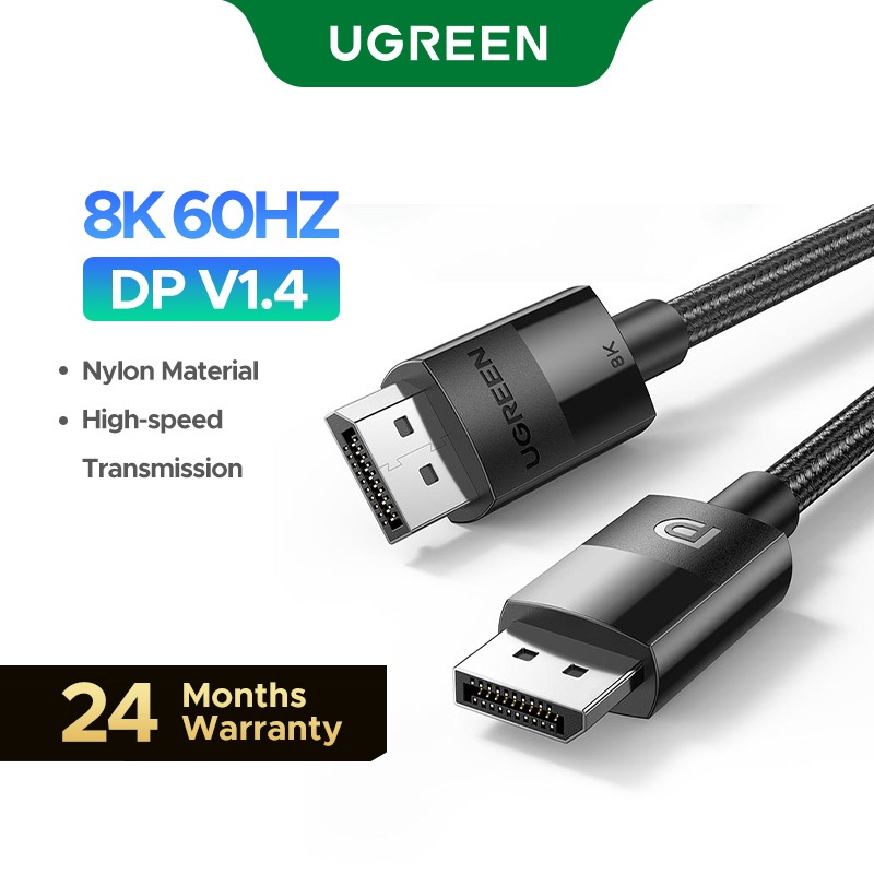 UGREEN Displayport 8K/60Hz DisplayPort 1.4 Cable for Xiaomi Mi Box Hig ...