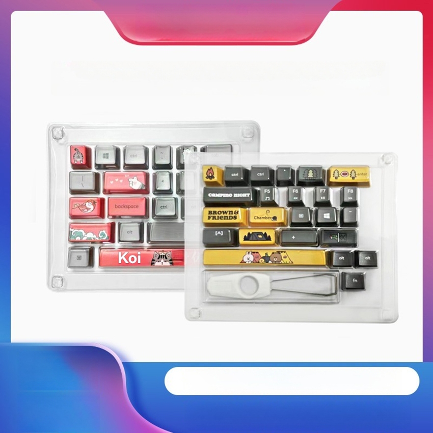 Keyboard Key-caps Universal Line Friends Camping Night Co-branded for ...