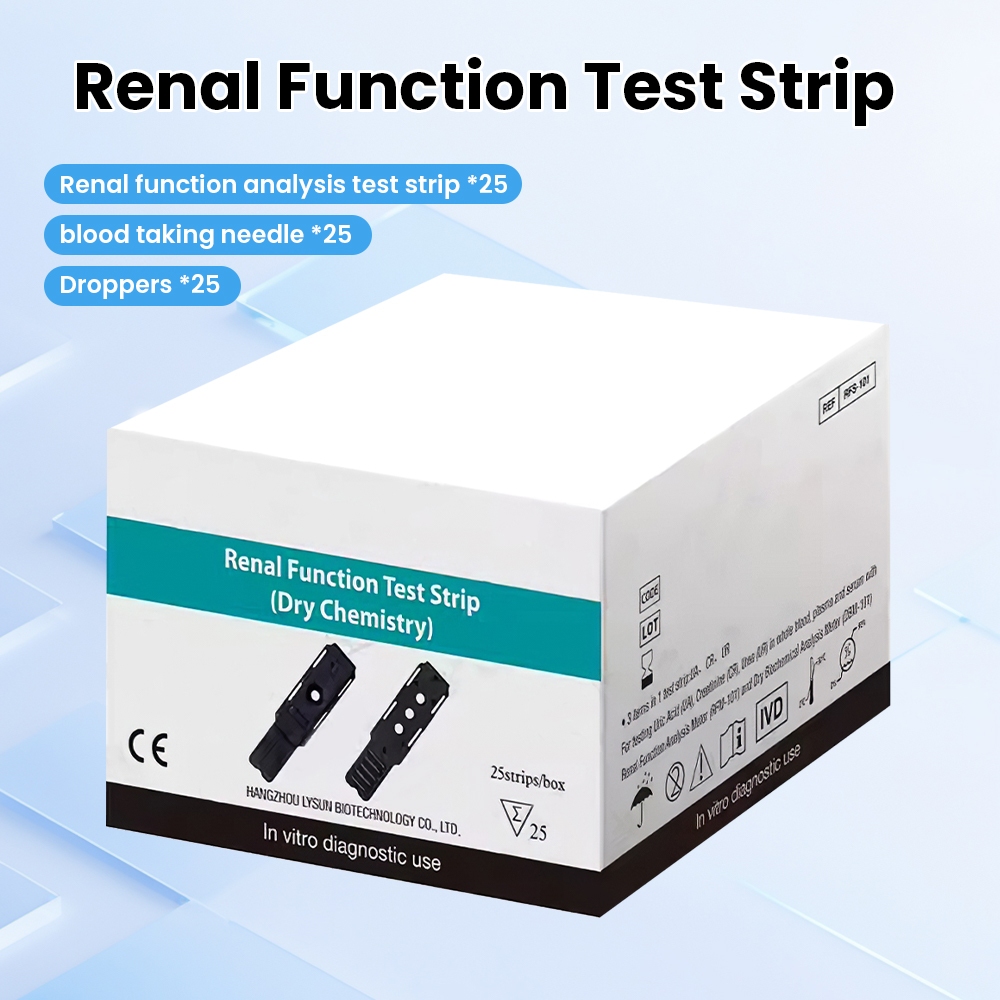 RFS-101 For 3 IN 1 Renal Analysis Meter Rapid Test Strips RFM-101 ...