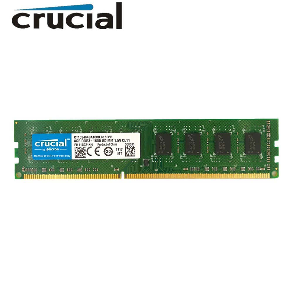 Crucial DDR4 PC RAM 4GB 8GB 16GB DDR4 3200MHz PC4-25600U Desktop Memory DIMM RAM 288pin Computer ...