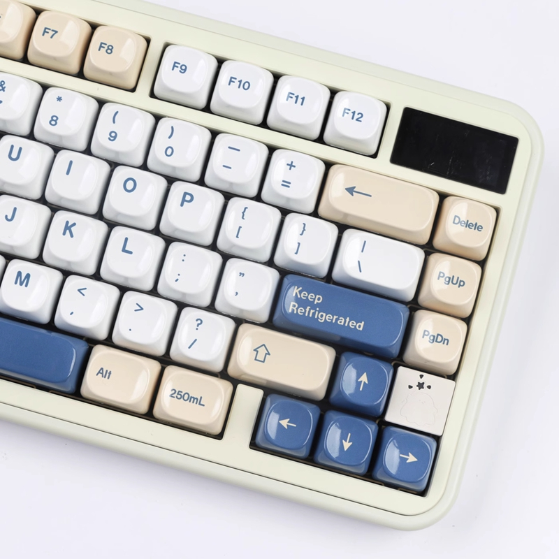 【ONLY KEYCAP】GMK Soy Milk Ceramics Keycap 140 Keys MOA Profile PBT Dye ...