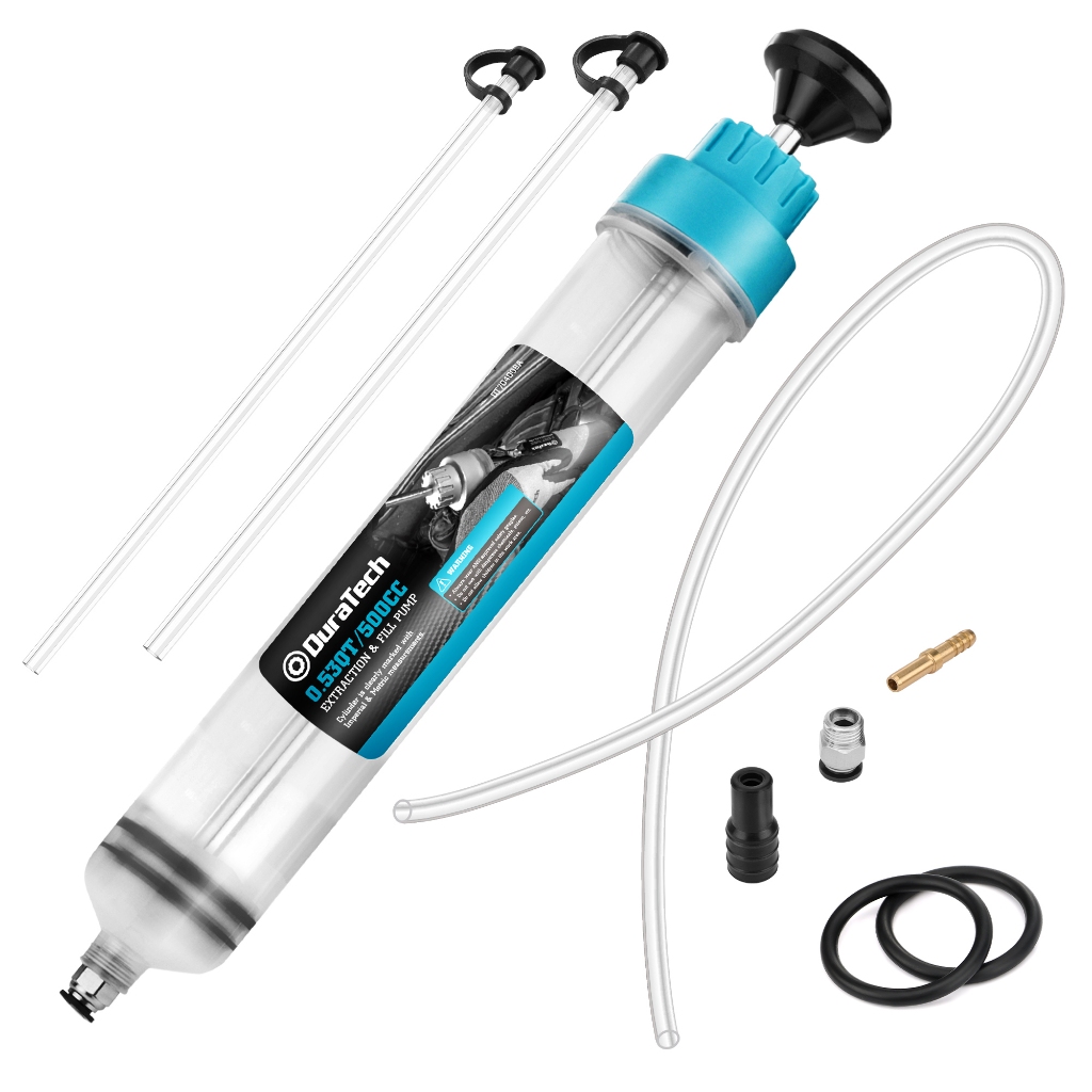 DURATECH 200/500CC Fluid Extractor Automotive Fluid Pump with Long ...
