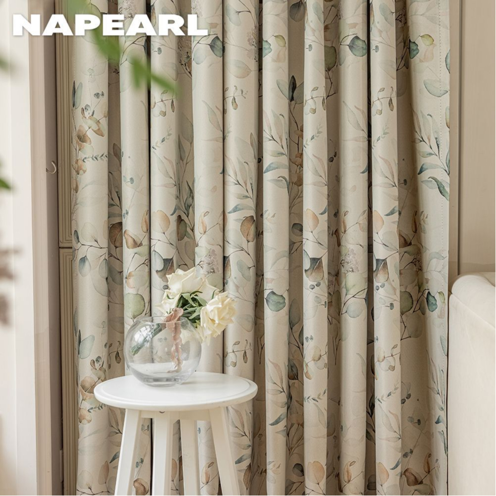 NAPEARL 70% -80% Selendang Ramadan dengan Motif Bunga dan Daun yang ...