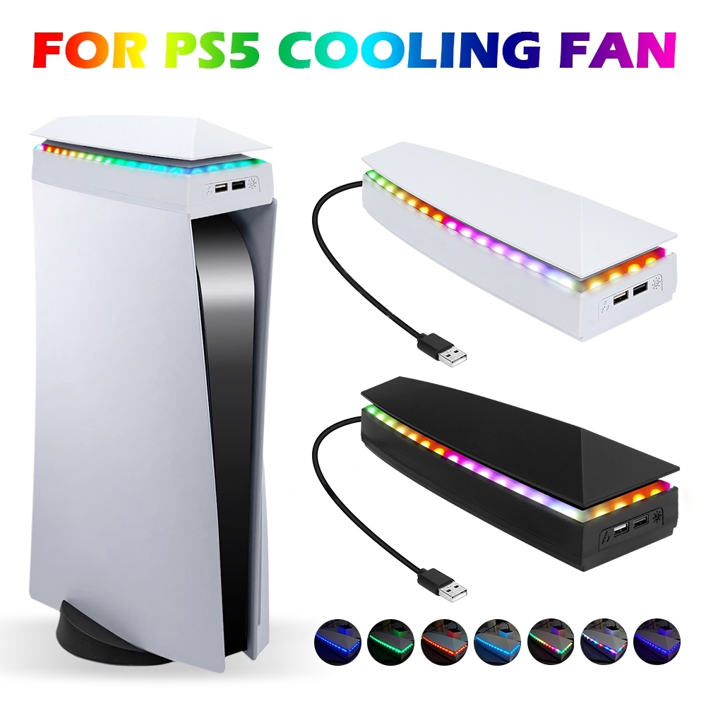 RGB Cooling Fan for PS5 / PS5 Slim / PS5 Pro , Top Cooling System ...