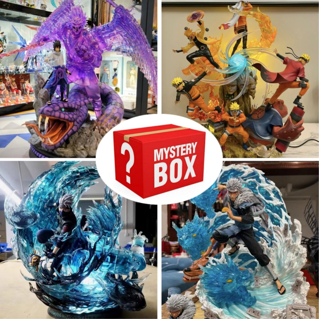 Naruto Sasuke Itachi Lucky Bag Mystery Box Home Office Ornaments Action ...