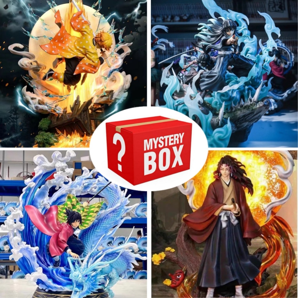 Demon Slayer Figure Zenitsu Nezuko Tanjiro Sabito Lucky Bag Mystery Box ...