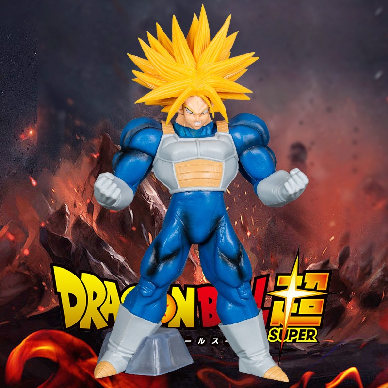 25cm Anime Dragon Ball Z Muscle Torankusu Trunks Action Figure Super ...