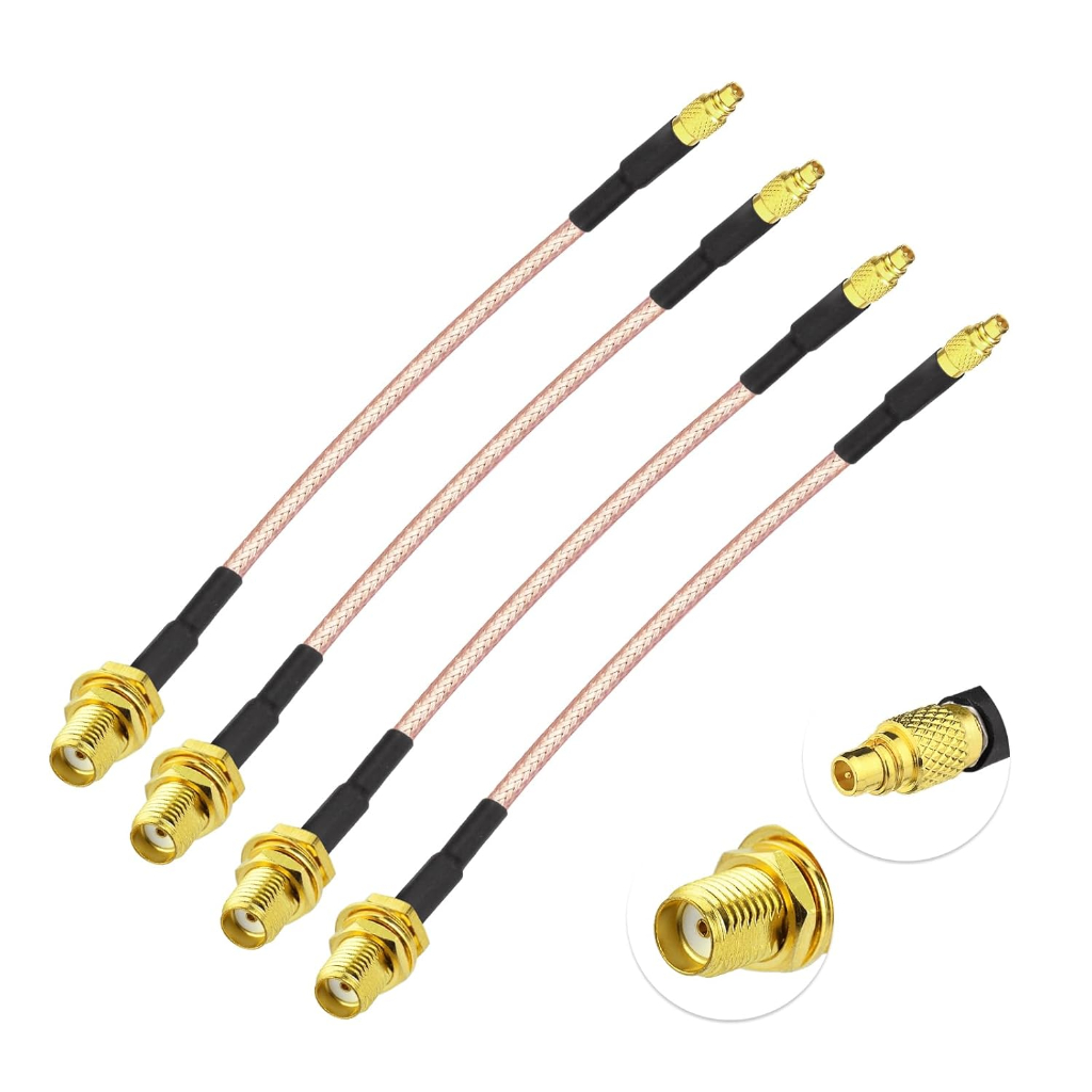 1 SMA to MMCX Coaxial Cable MMCX Male to SMA Female Adapter Extension Cable or Wi-Fi Router FPV ...