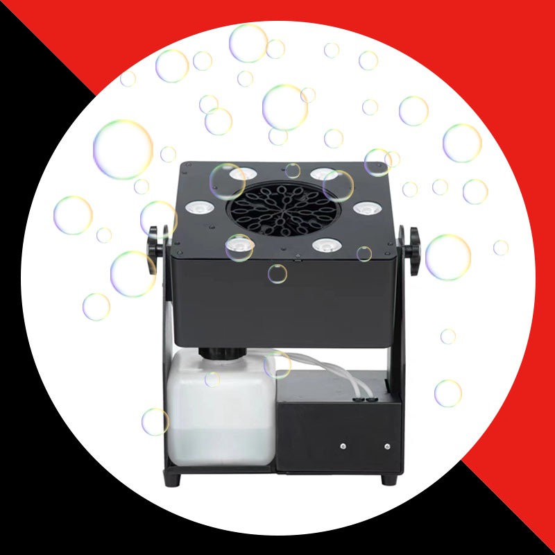 New Led Super Bubble Machine with 6*4w RGB Led Light Remote / DMX ...