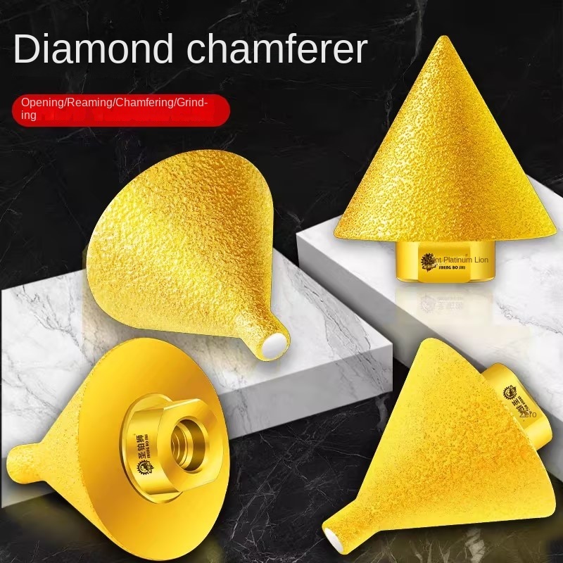 Diamond chamfering tool head, ceramic tile, marble drilling bit ...