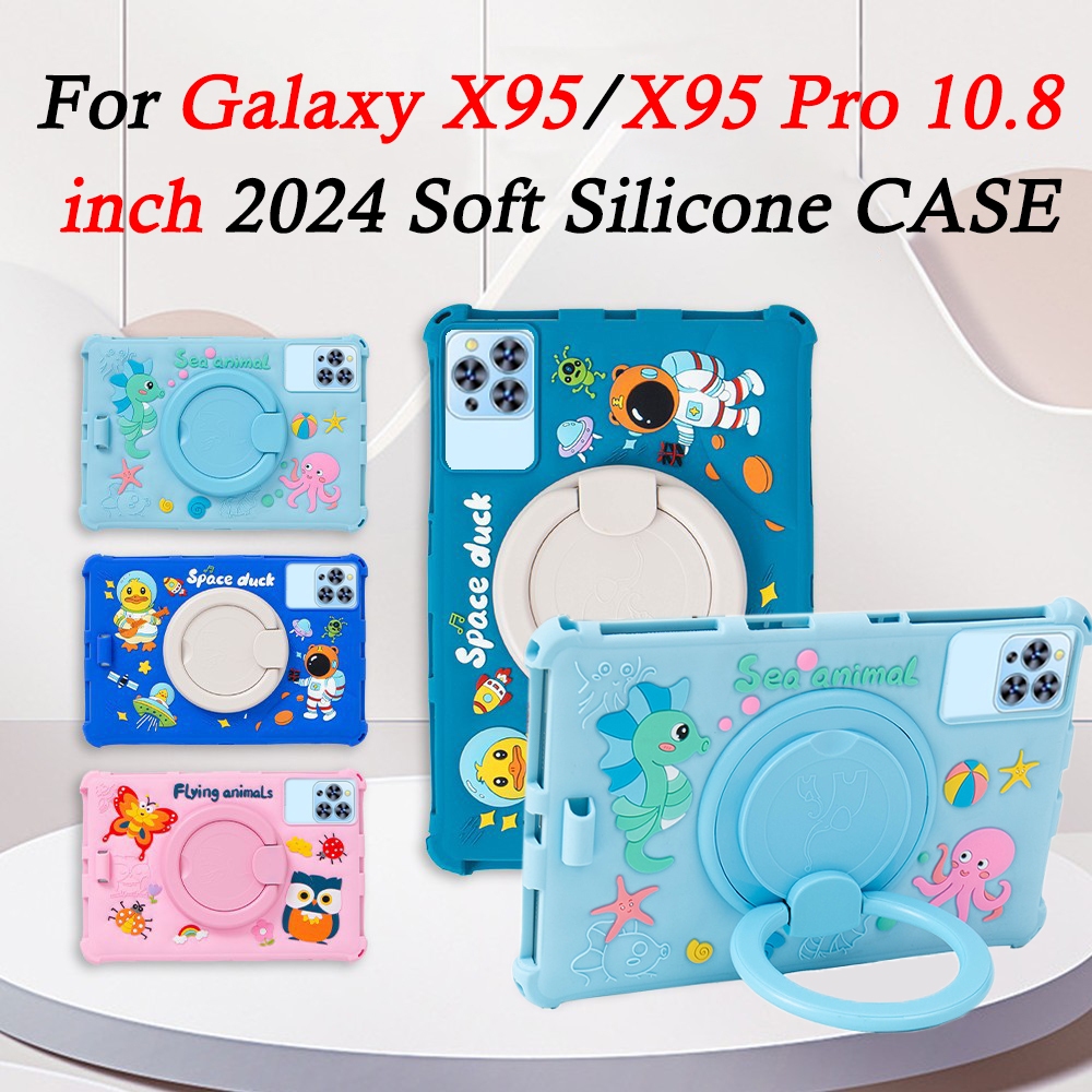 For 2024 Tablet Galaxy X95 10.8 inch 5G High Quality cartoon 360 ...