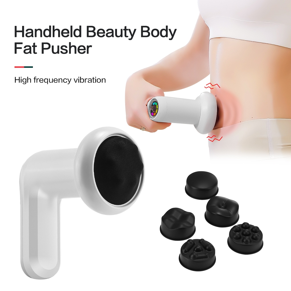 Body Sculpting Massager with 5 Replace Heads,Handheld Anti-Cellulite ...