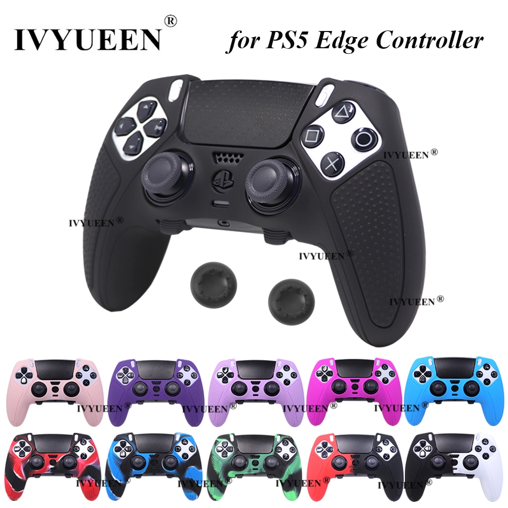 IVYUEEN Anti-Slip Protective Skin for PlayStation 5 PS5 Edge DualSense ...