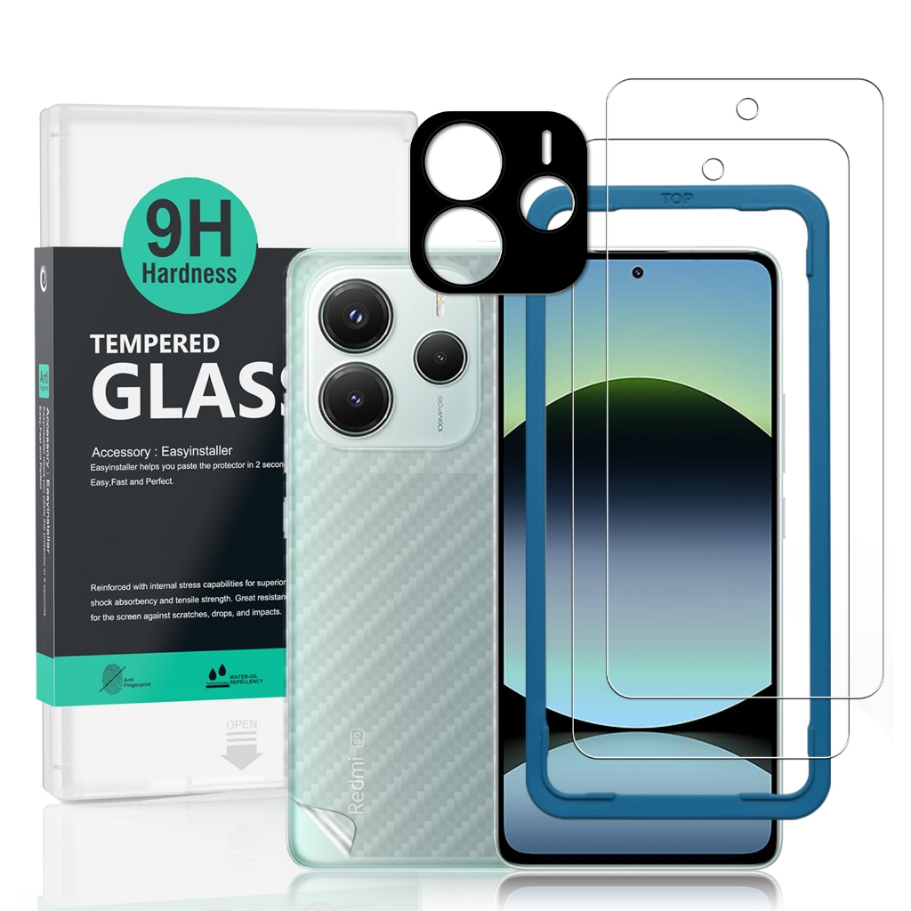Ibywind For Redmi Note 14 5G Screen Protector (Pack of 2),with Metal ...