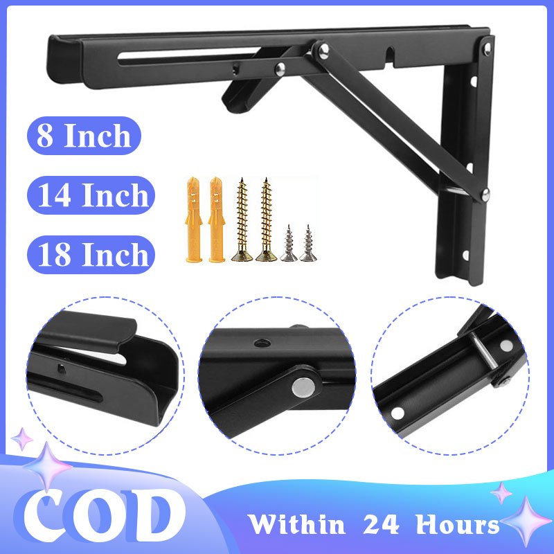 Heavy Duty Foldable L Bracket Foldable Shelf Bracket Wall Bracket ...