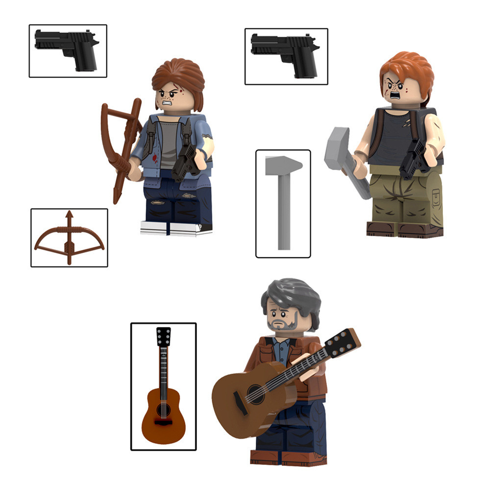 The Last of Us Building Blocks Figures Joel Toy Ellie Minifigures | Shopee Malaysia