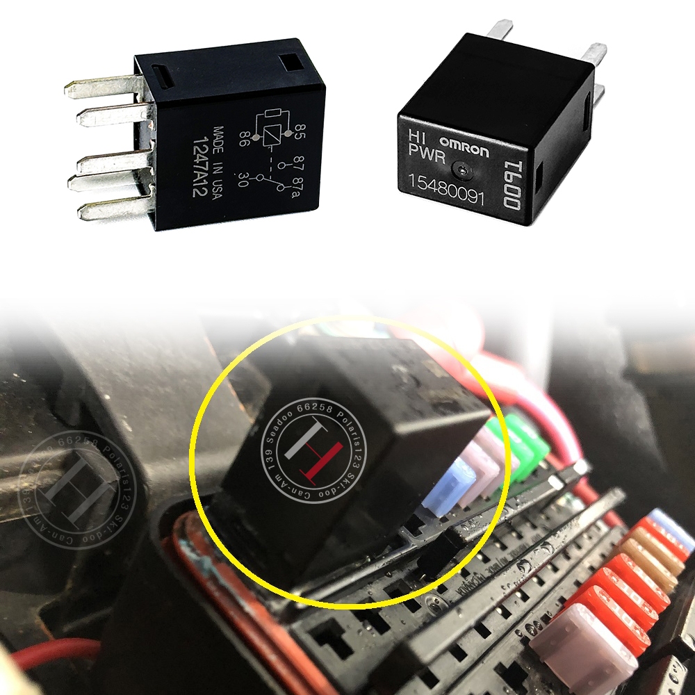 SEADOO Relay 30 Amp 278002822 for 2012-2024 Spark RXP RXT GTX GTI WAKE ...