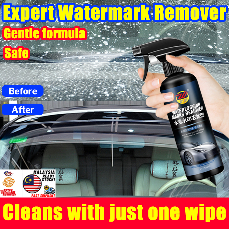 Remove 10 years of oil film watermark remover car glass Cleans with ...
