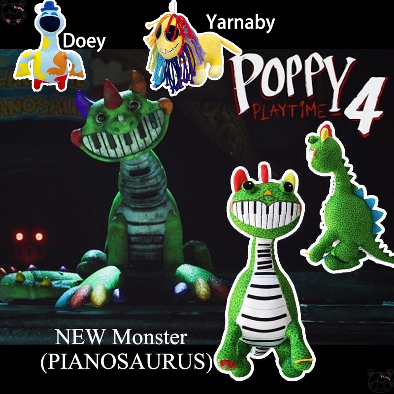 Poppy Playtime 4 Pianosaurus Doey Horror game peripheral plush doll ...