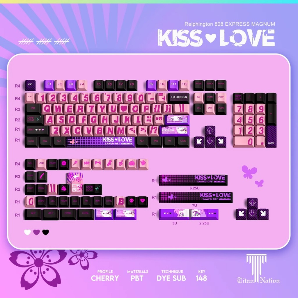 Titan Nation CSGO Theme 148 Key PBT Original Factory Height Full Five ...