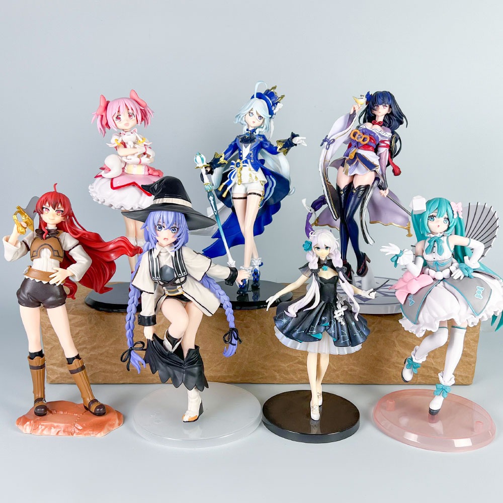 22 Style 4Pcs/5Pcs/6Pcs Anime Girl Sailor Moon Hatsune Miku Roxy Dead ...