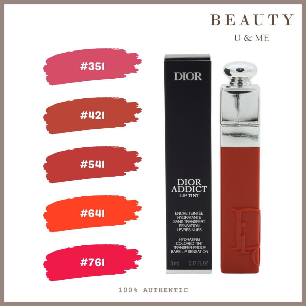 CHRISTIAN DIOR Addict Lip Tint 5ml (351 / 421 / 541 / 641 / 761) | Shopee Malaysia