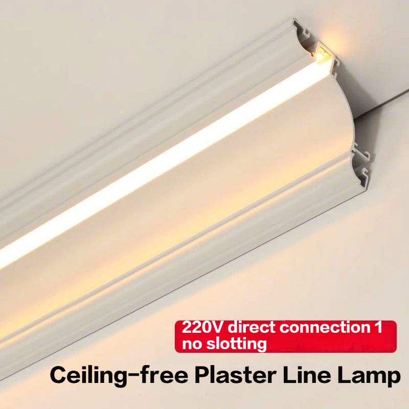 Luminous Gypsum Line Decorative Line Light LED Surface Mounted Ceiling ...