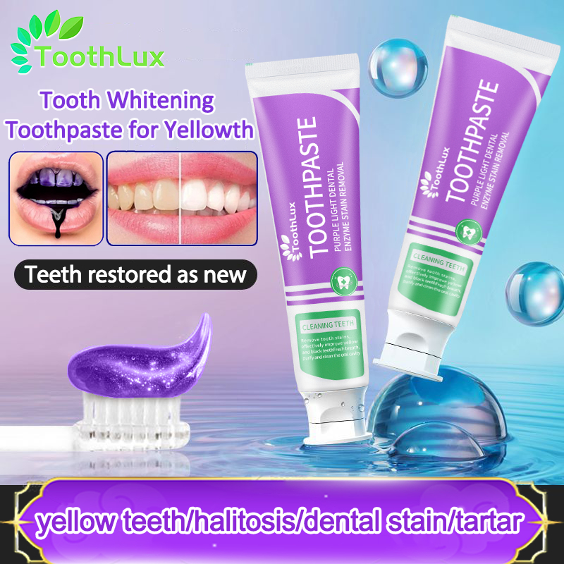 【READY STOCK】Papain protease Whitening toothpaste to remove yellowing ...