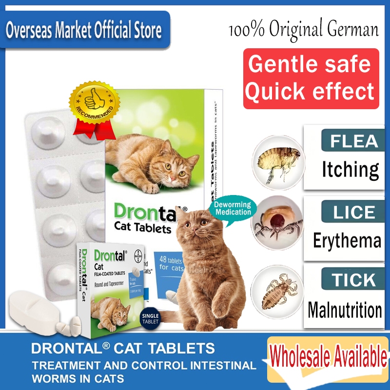 (Accept wholesale!) Drontal Cat Deworm / Ubat Cacing Kucing / Ubat ...