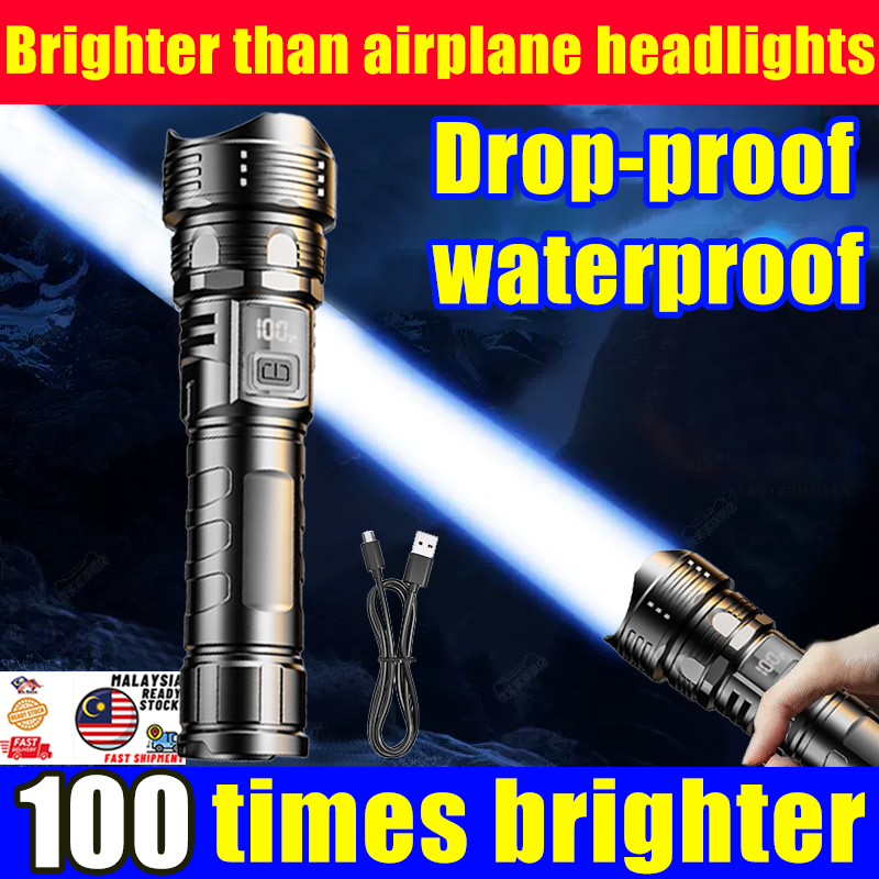 【128 hours of continuous use】torch light super bright 100x brighter ...