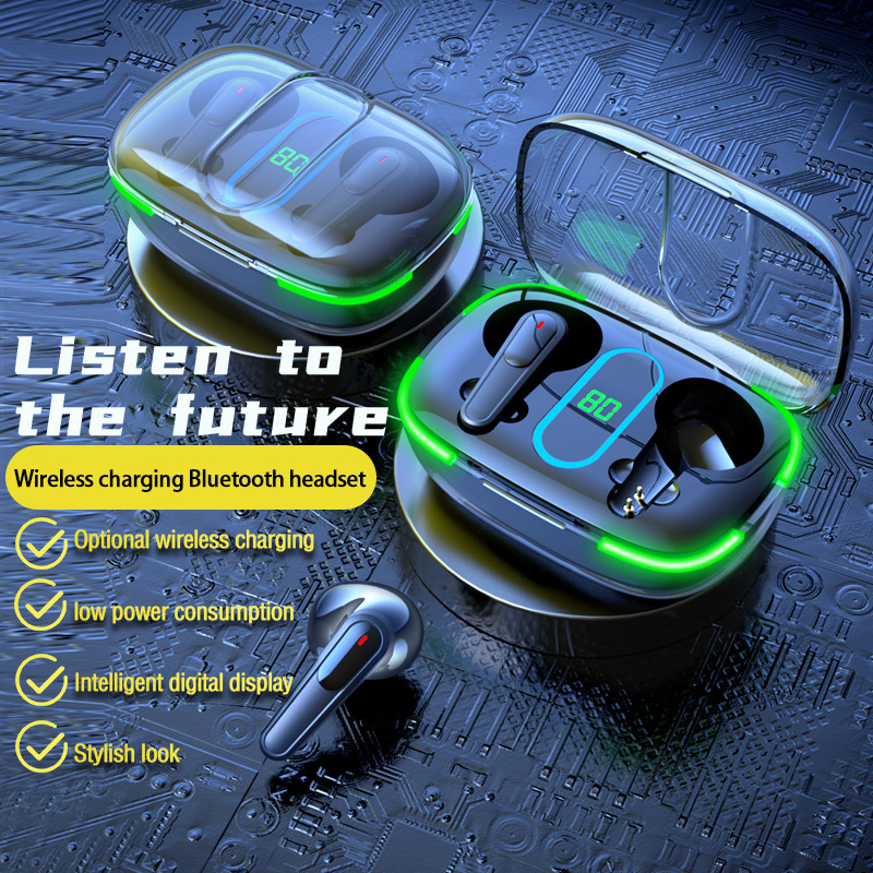 PRO 70 Bluetooth earphones with wireless charging, high-end digital ...