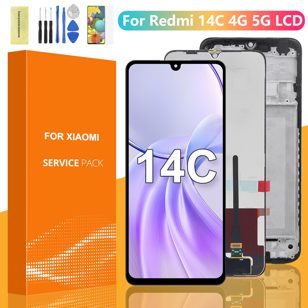 Original Xiaomi Redmi 14C 4G 5G LCD Display 2411DRN47C Digitizer Touch ...