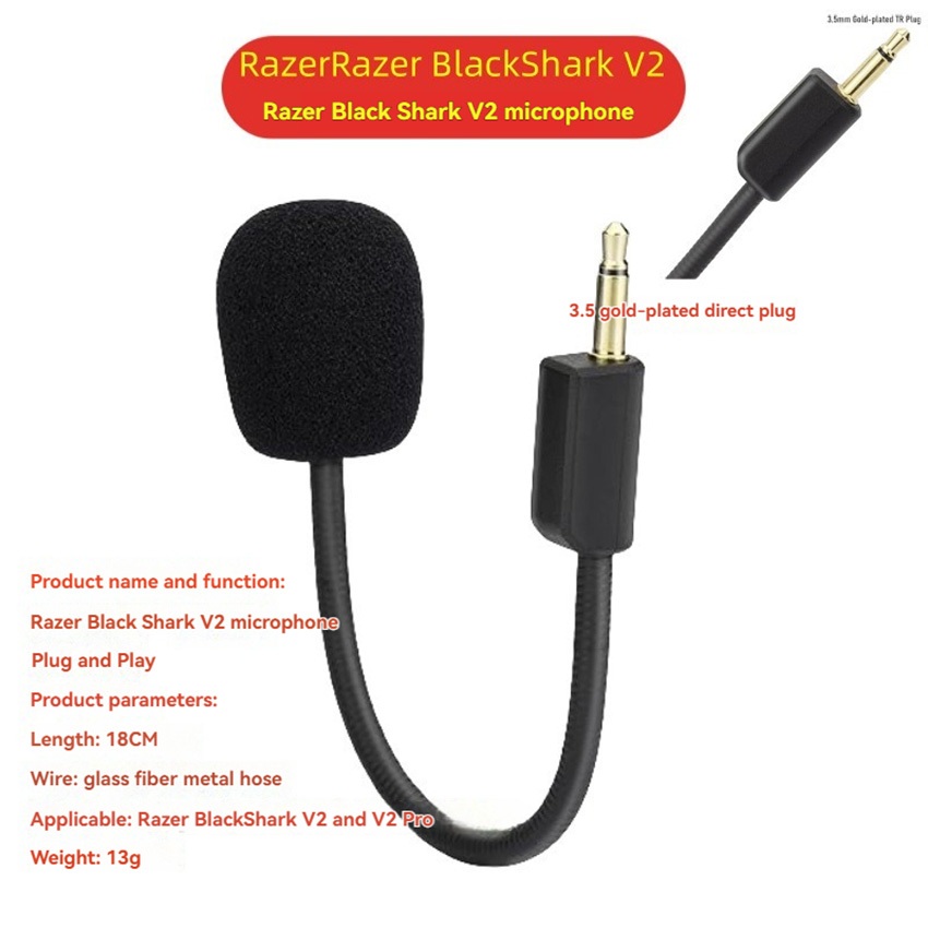 Microphone Detachable Mic for Razer Blackshark V2/V2 Pro | Shopee Malaysia