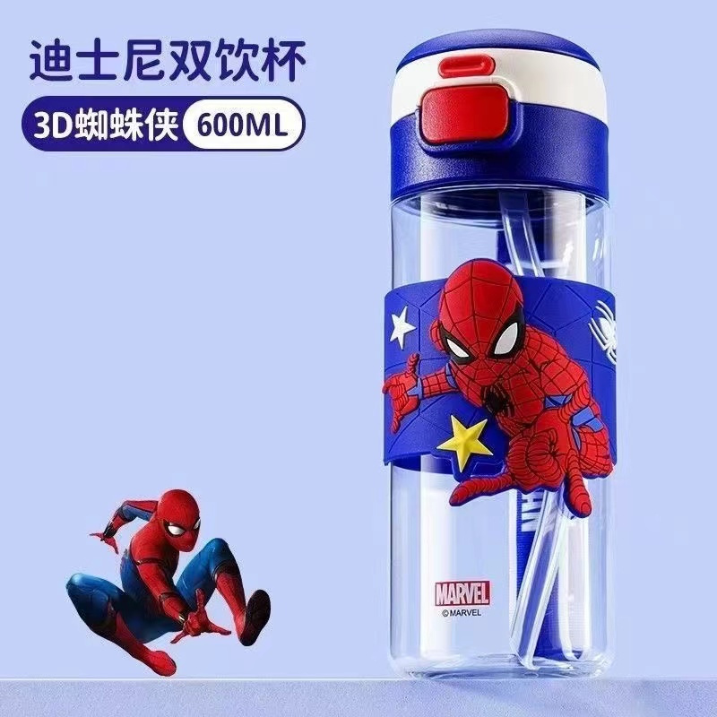 Disney Mickey Mouse Cartoon cups With straw/Direct Drinking kids ...