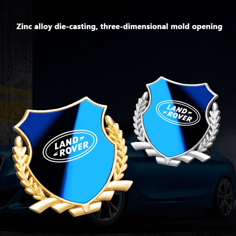 3D Metal Car Trunk Window Side Emblem Badge Decal Sticker For land ...