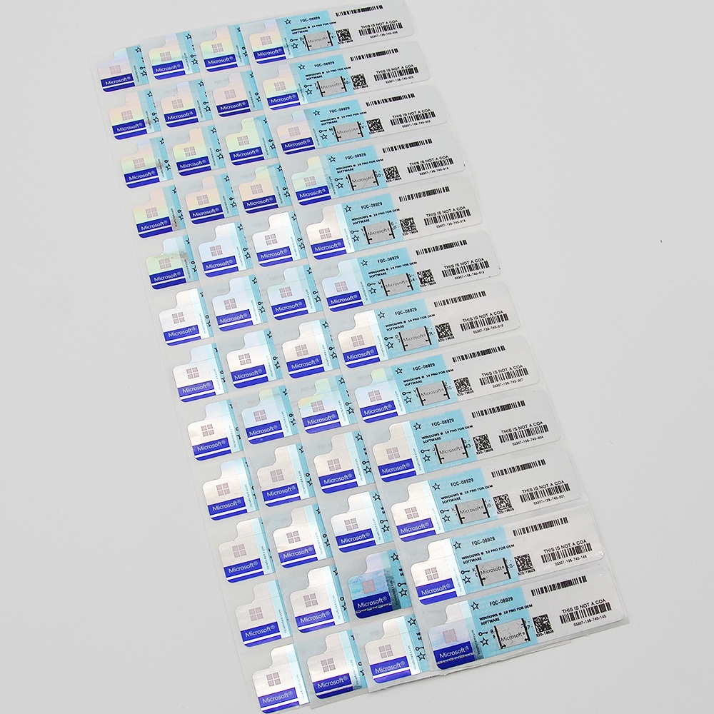 Windows 10 Pro workstation label win 11 Ent LTSC Online Activation COA ...