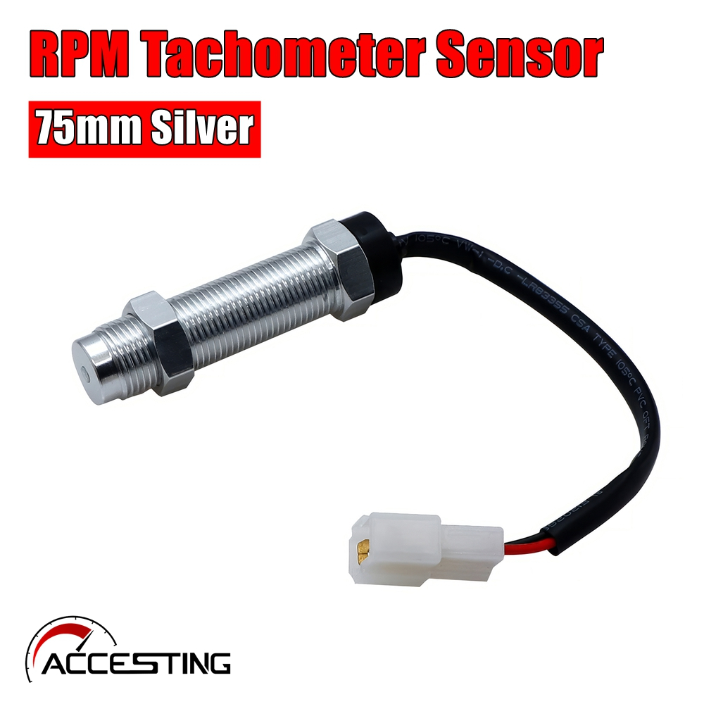 75mm Silver RPM Tachometer Sensor RMA Sensor for Car Truck Yacht ...